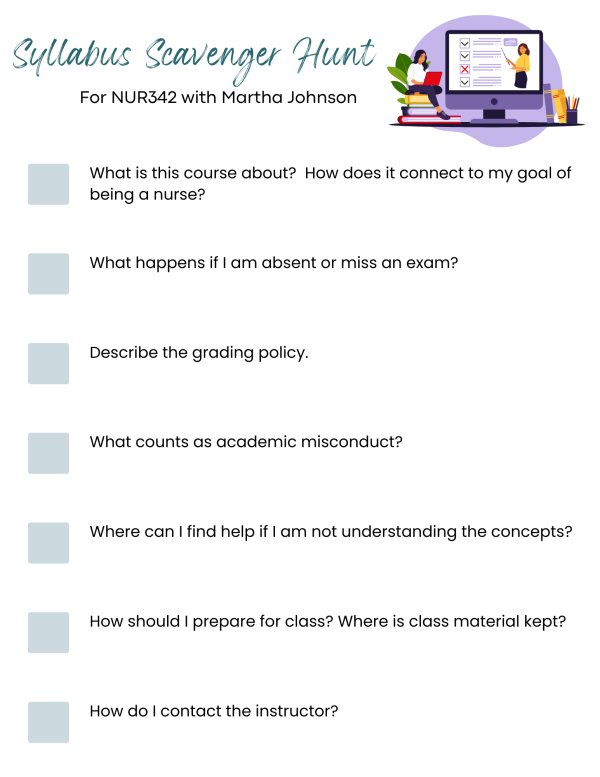 Create an Active Learning Syllabus - KeithRN